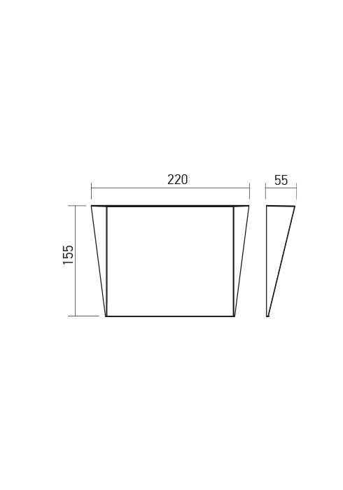 Stealth Wall lamp - RedoGroup
